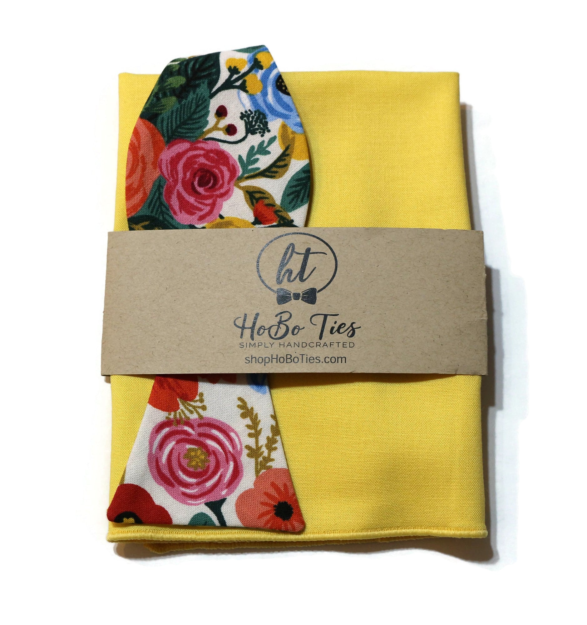 Cream Garden Party Floral Bow Tie – HoBo Ties
